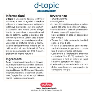 D-topic crema lipofila - Buona