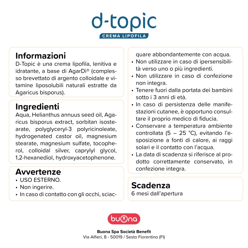 D-Topic crema lipofila - Buona